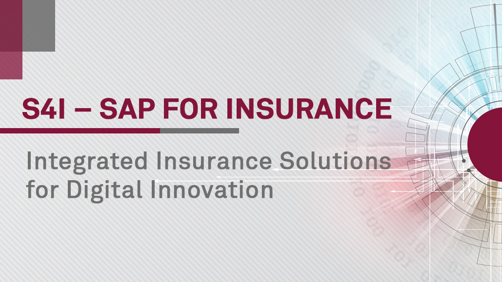 SAP for Insurance SAP for Insurance