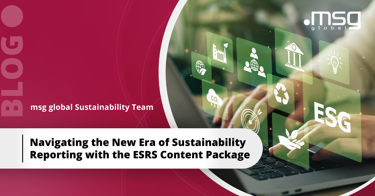 Navigating The New Era Of Sustainability Reporting With The Esrs